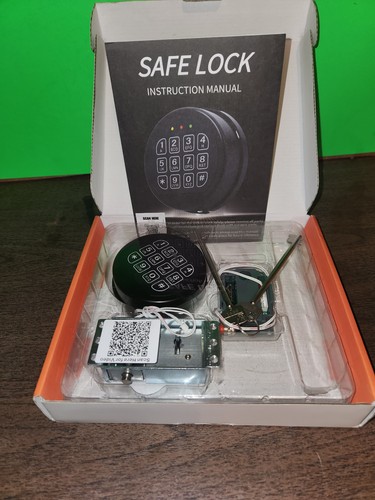 Gun Safe Replacement Lock 2 keys Black Electronic With Keypad Fireproof ...