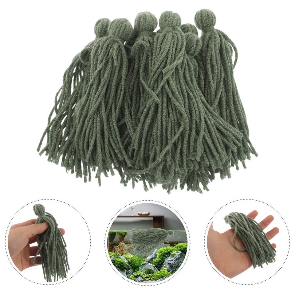 10 Pcs Floating Fish Breeding Brush Aquarium Accessory Hatching Mop ...