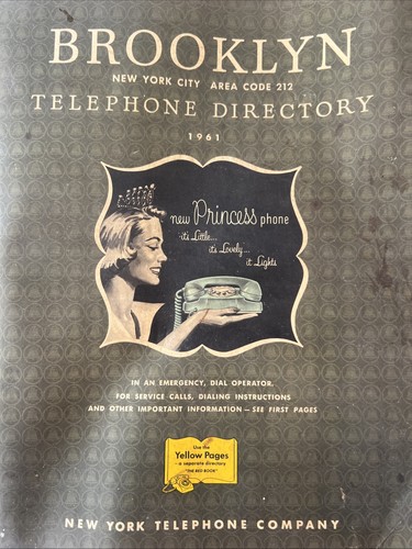 1961 Brooklyn New York City TELEPHONE DIRECTORY PHONE BOOK | eBay