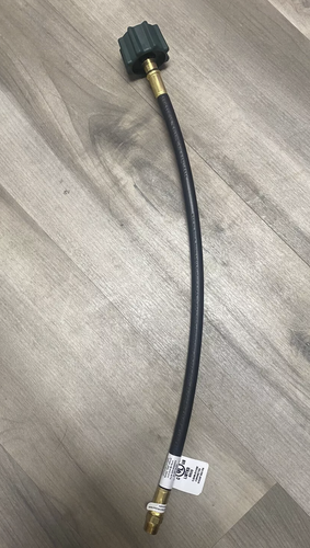 TRAILER RV - LP Gas High Pressure Propane Hose 20" Pigtail (New Style ...