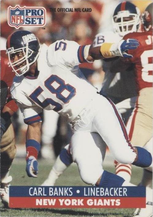 1991 Pro Set Carl Banks #56 for sale | eBay