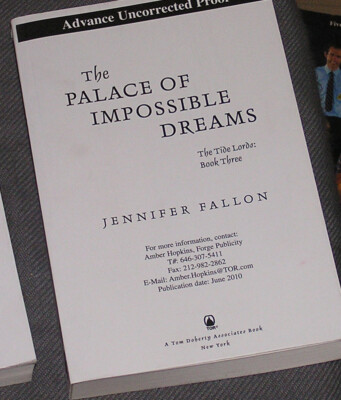 Jennifer Fallon - The Palace of Impossible Dreams - ARC PROOF SIGNED | eBay