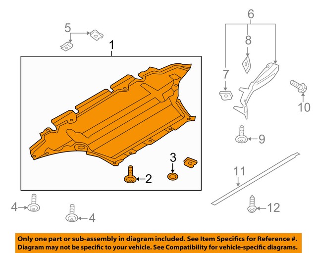 Audi 8R0863821C Genuine OEM Splash Shield for sale online | eBay