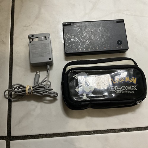 Nintendo DS Limited Edition Pokemon Bundle Black Console w pokemon ...