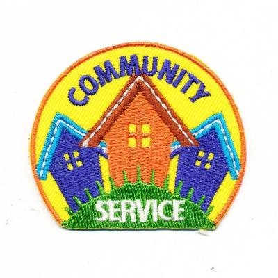 Girl Boy Cub COMMUNITY SERVICE House Patches Crests Badges SCOUT GUIDE ...