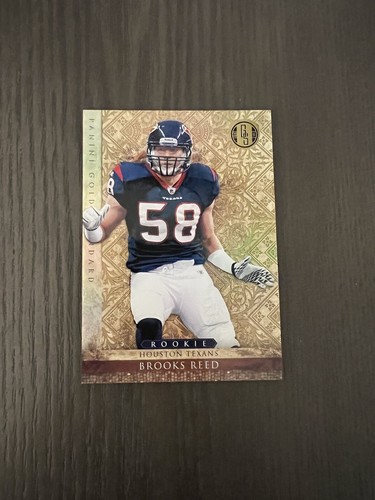 2011 Panini Gold Standard #163 BROOKS REED Texans Football Card Rookie ...