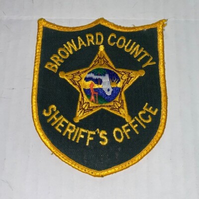 FLORIDA, BROWARD COUNTY SHERIFF'S OFFICE PATCH 4” | eBay