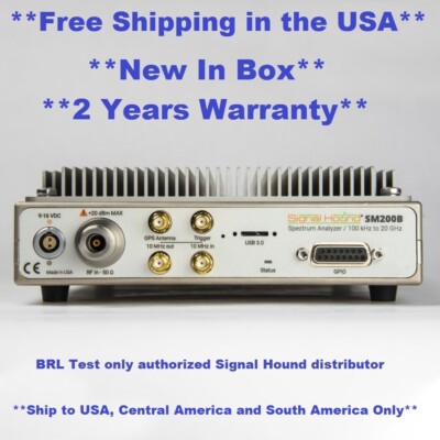 Signal Hound SM200B Real-Time Spectrum Analyzer 20 GHz - W/Option 1 | eBay