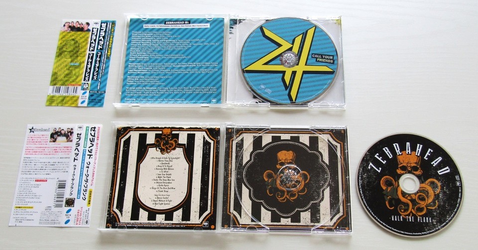 Zebrahead CDs Brain Invaders, Playmate of the Year Ichi-go Ichi-e set ...