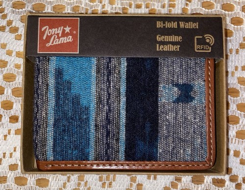 Tony Lama RFID Bi-fold WALLET. Genuine Leather! Brand New In Box! ‼ ...