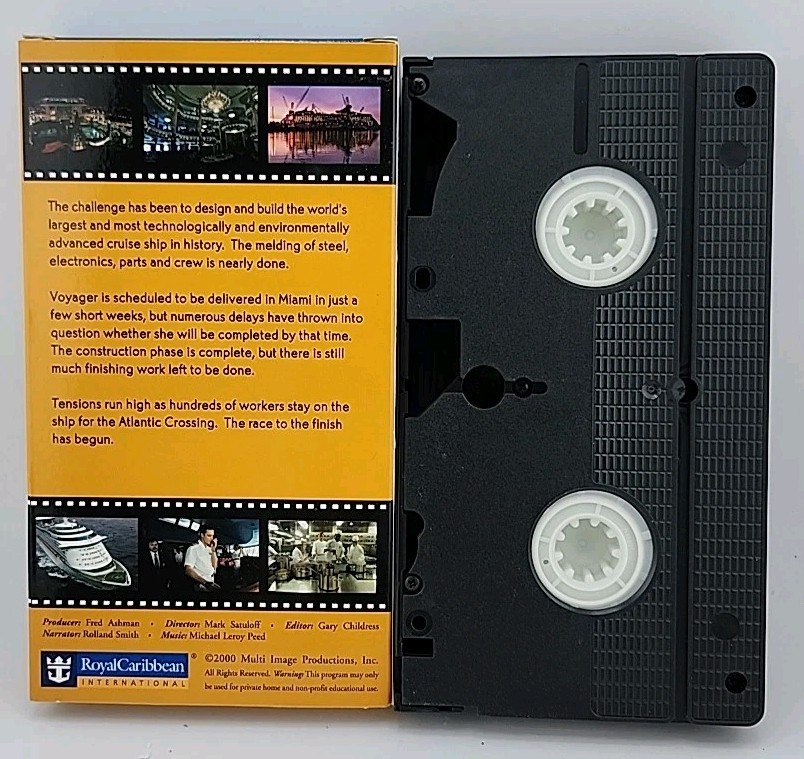 Royal Caribbean Voyager Building the World's Largest Cruise Ship VHS 3 ...