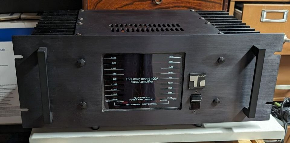 Threshold 400A Cascode/ Class A Power Amplifier SOUNDS SUPERB! PASS ...