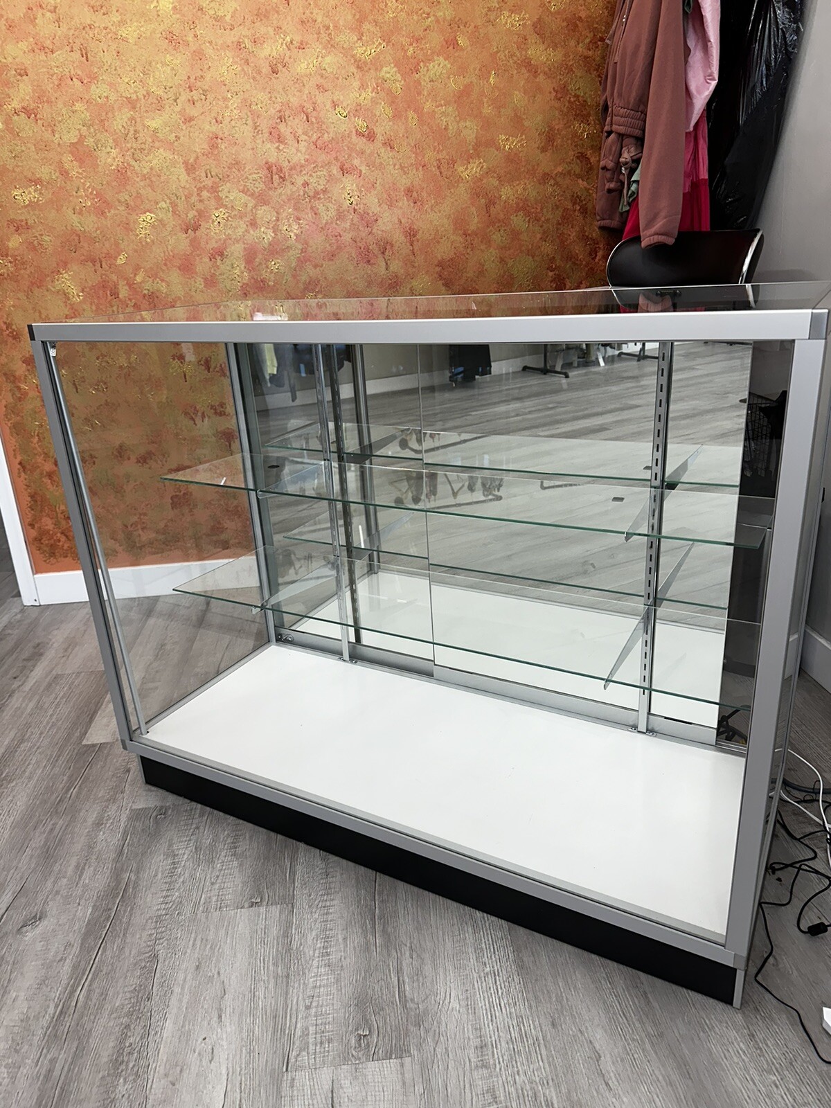 store glass display cases | eBay