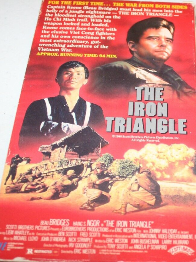 The Iron Triangle (VHS 1990) Beau Bridges, Haing S. Ngor, Vietnam War ...
