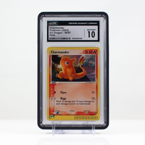 Pokemon Charmander Holo EX Dragon Secret Rare #98 - Gem Mint CGC 10 | eBay