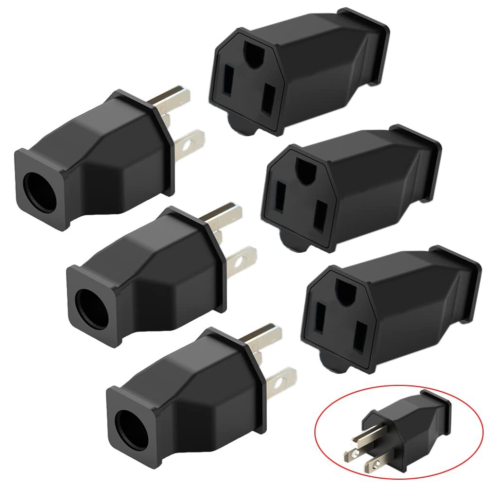 Extension Cord Female Plug Replacement 2 Pcs Socket Female Extension