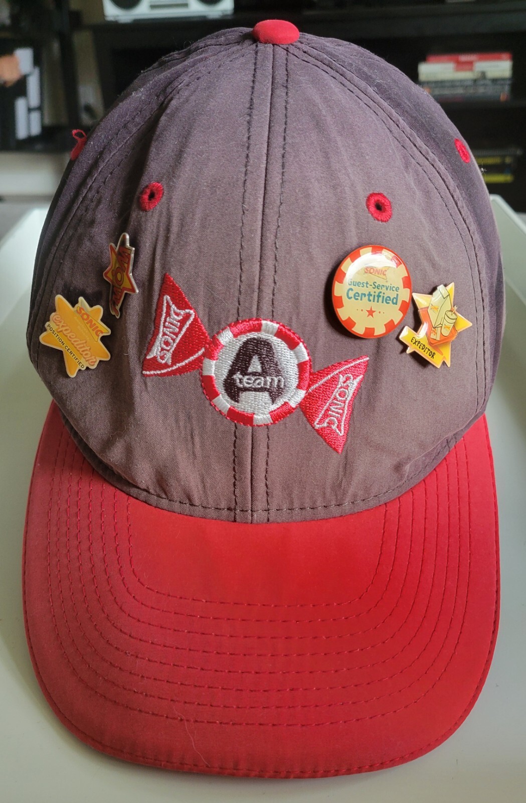 Sonic Drive In A Team/Dr. Pepper Employee hat - Gem