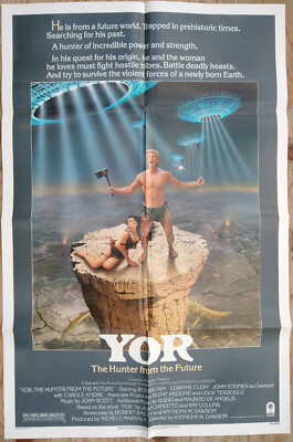 Yor- Hunter from the Future, 1983 Original 1 Sheet Movie Poster | eBay