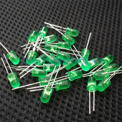 1000PCS F5 5MM Green COLOR LED Green LIGHT Super Bright Bulb Lamp | eBay