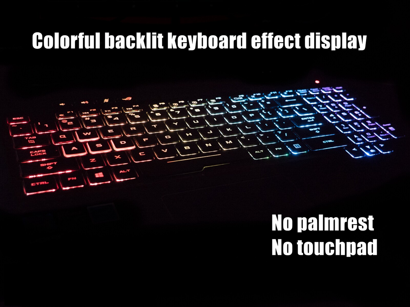 Bulgarian Layout US English backlit keyboard for ASUS GL703GM GL703GS ...