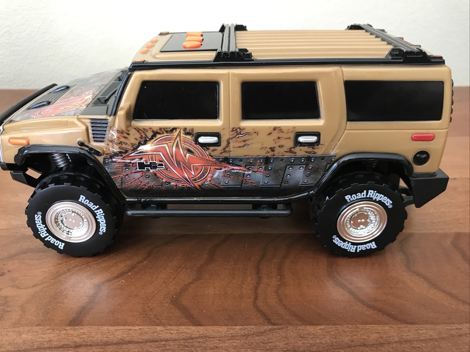 2003 Hummer H2 Toy: Road Rippers Rare Brown, Sounds Horn, Lights ...