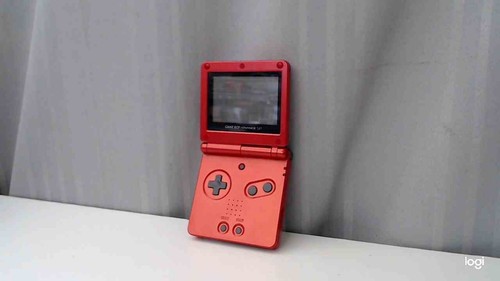 Official Nintendo Gameboy Advance SP Console [Red] GBA AGS-001 Tested ...