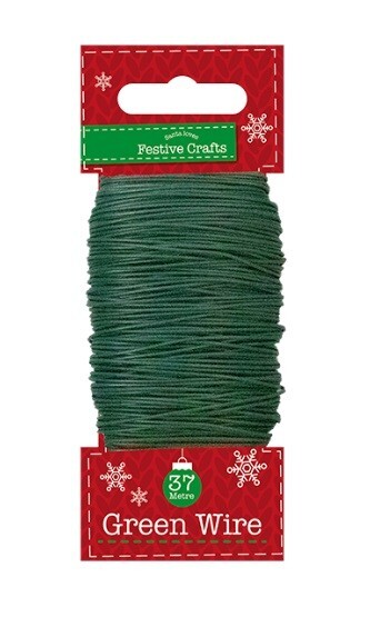 74m Reel Wire Florist Rose Roll Floristry Crafts Binding Christmas ...