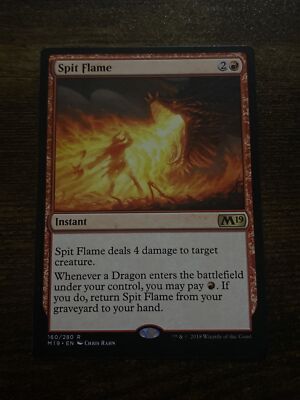 Spit Flame 160/280 Core Set 2019 M19 MTG Magic The Gathering D8700* | eBay