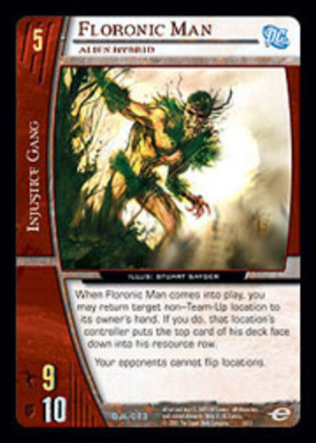 VS System: Floronic Man, Alien Hybrid [Played] DC Justice League of ...