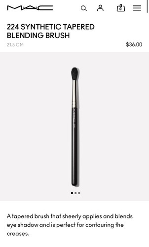 MAC Cosmetics #224 Brush - NEW | eBay