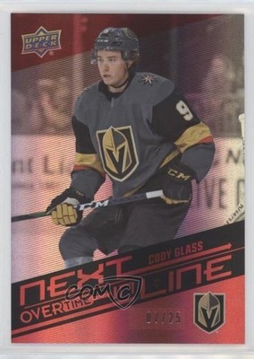 2019 Upper Deck Overtime Next in Line Red Foil /25 Cody Glass #NL-20 ...