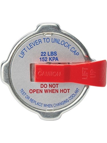 Allstar Performance Radiator Cap Stant 21-25 lb Round Lever Steel Zi ...