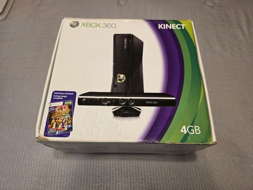 XBOX 360 S 250GB Kinect Bundle Console in Original Box | eBay