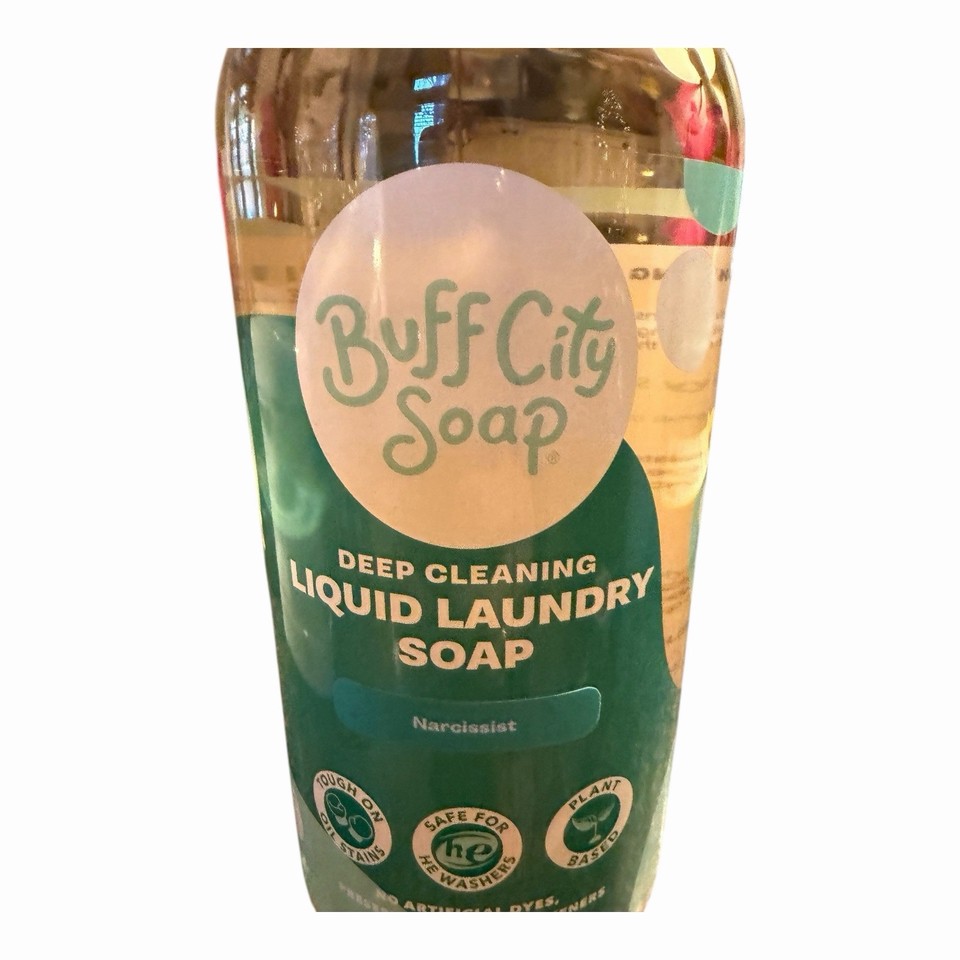 Buff City Soap Narcissist Liquid Laundry Detergent New | eBay