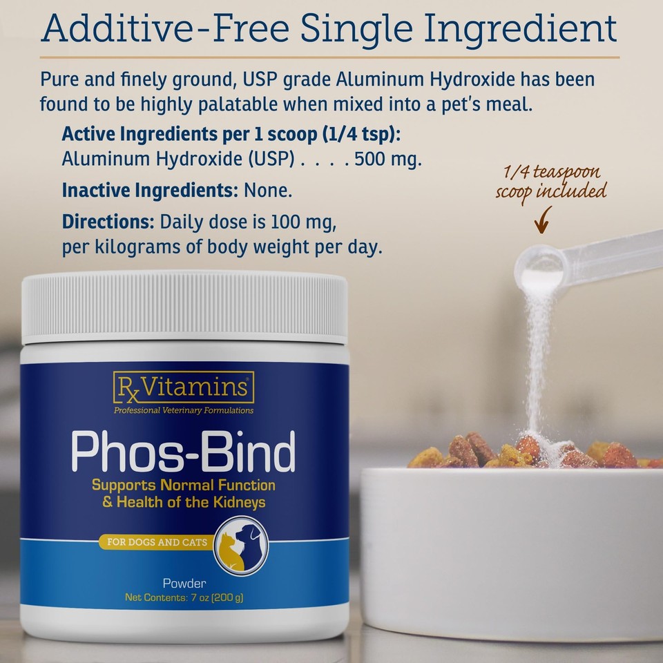 Phos-Bind - Kidney Support Supplement Powder - Phosphate Binder for ...