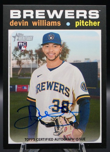 2020 Topps Heritage High Number - Real One Autographs Devin Williams # ...
