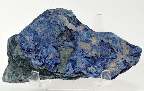 175g Blue Azurite w/ Green Malachite & Red Cuprite Rough Crystal ...