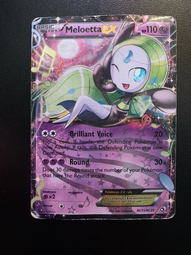 Pokémon TCG Meloetta-EX Legendary Treasures RC11/RC25 Holo Rare EX | eBay