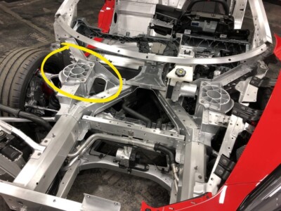 2020+ Corvette C8 Front Passenger Side Suspension Strut Housing ...