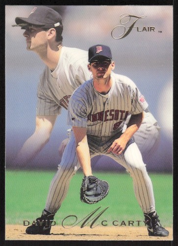1993 Flair Baseball Card David McCarty #239 Minnesota Twins | eBay
