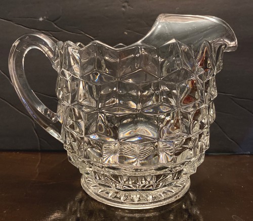 VNTG FOSTORIA AMERICAN 6 1/2 TALL ICE WATER PITCHER | eBay