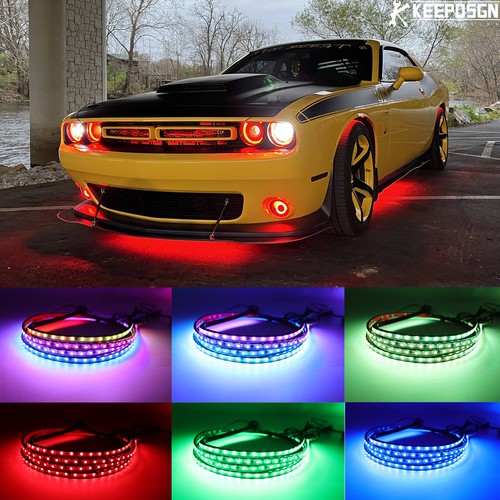 Dodge Challenger SRT 392 Scat Pack 6PCS RGB Underglow LED Kit Strip ...