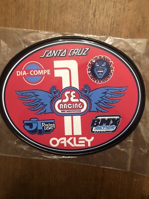 Old School OVAL BMX Number plate by OGK JAPAN -SE Racing Santa Cruz Big ...