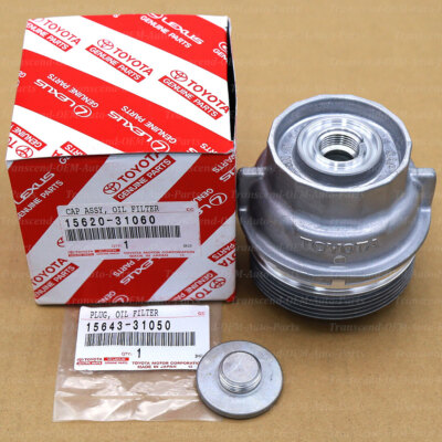 Lexus Toyota Oil Filter Housing Cap Holder Plug + 15620-31060 15643 ...