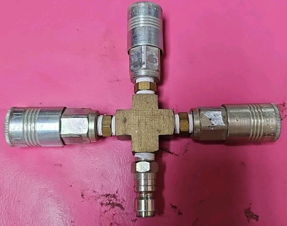 Coleman 20 gallon 5 horsepower compressor. With 3 Way Output Block. | eBay