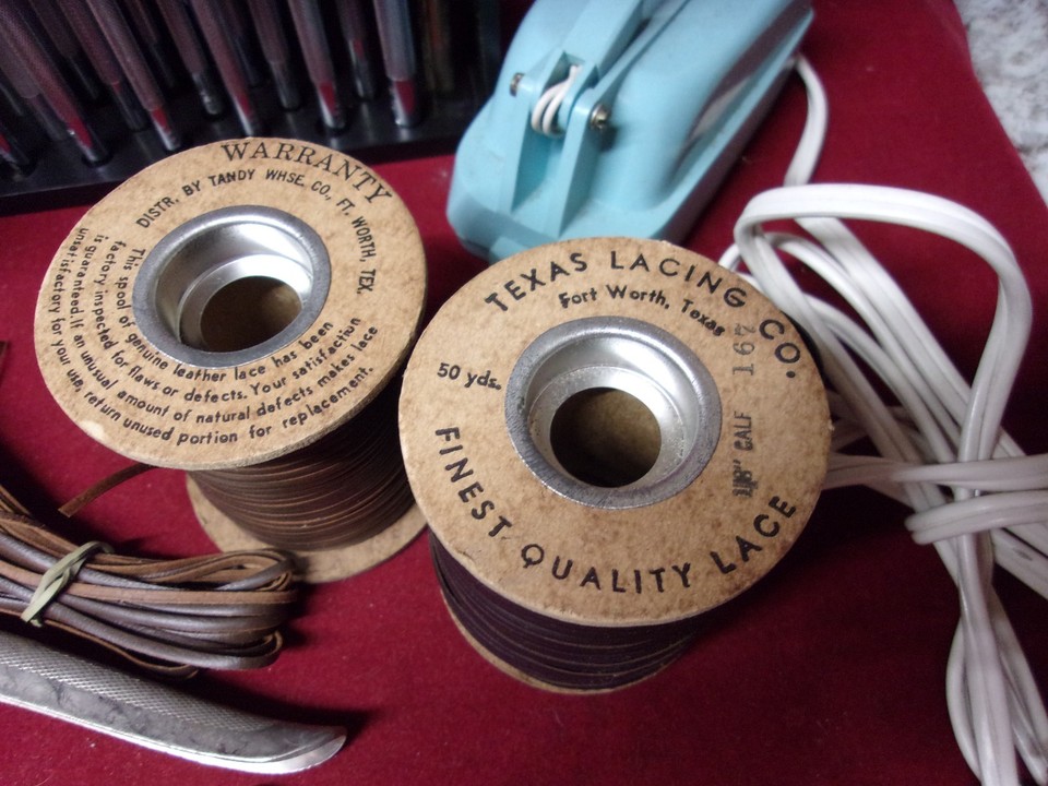 57 Vintage lot Craftool Co USA Leather Stamping Tools supplies Craft ...