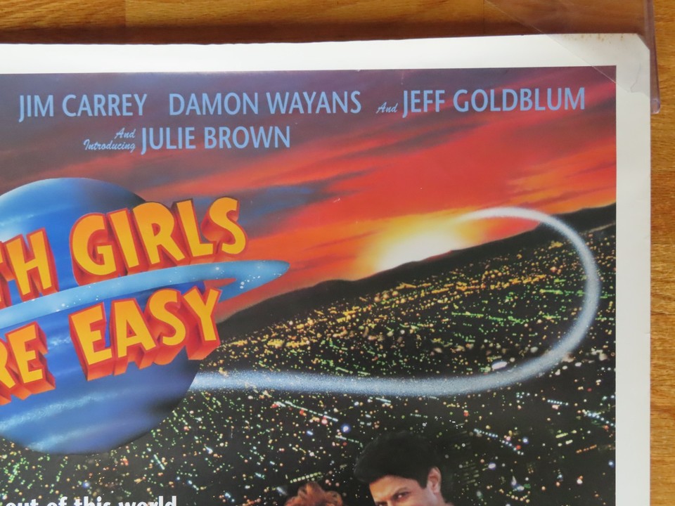 89 EARTH GIRLS ARE EASY Poster GENNA DAVIS JIM CARREY DAMON WAYANS JEFF ...