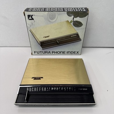 VINTAGE DESKTOP PARK SHERMAN FUTURA TELEPHONE INDEX POP UP ADDRESS ...