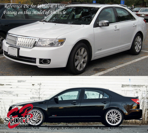 Black Tinted Out-Channel Vent Visor Deflector 4pcs For 2009-2012 Lincoln MKZ | eBay