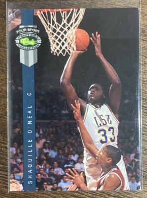 1992 Shaquille Shaq O’Neal Classic 4 Four-Sport Rookie Card RC LSU 1 | eBay